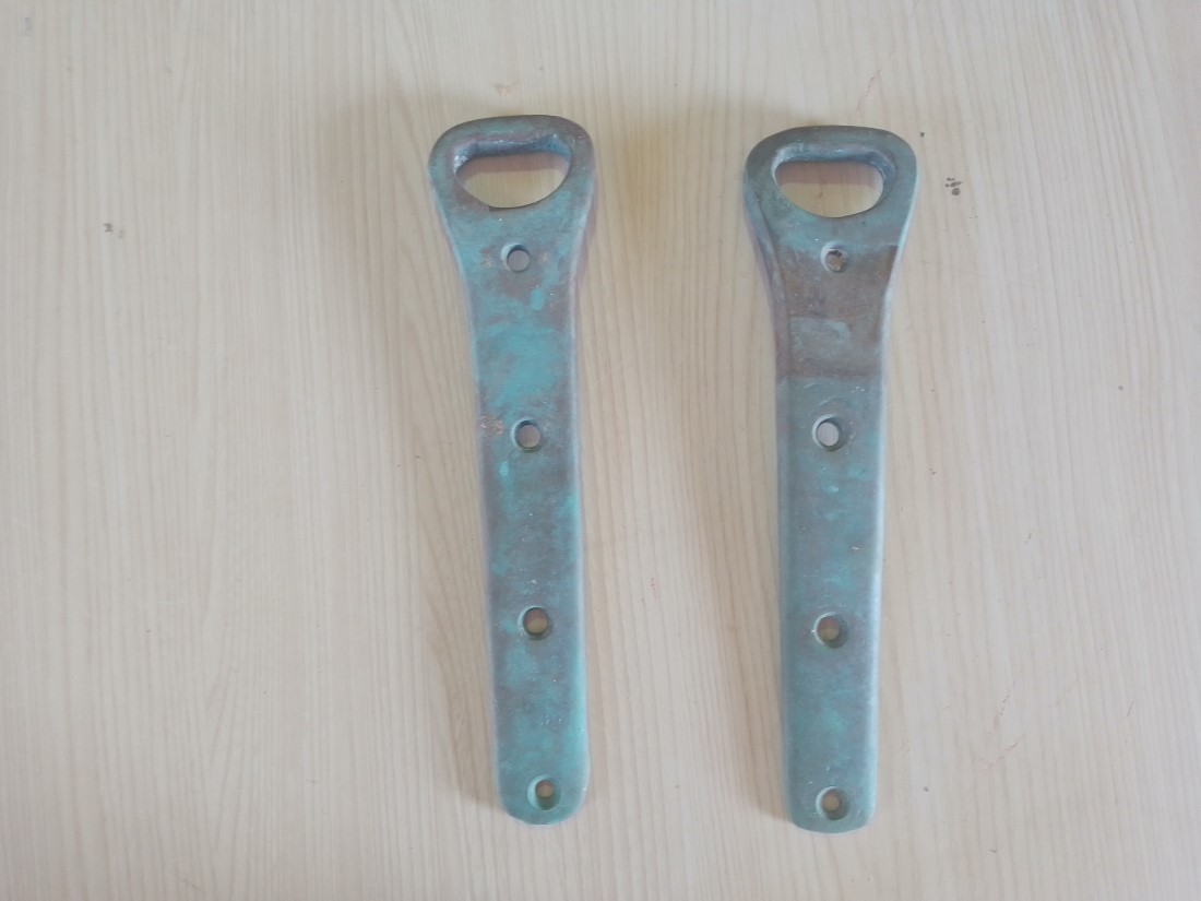 Bronze Chain Plates - Vintage Boats and Motors