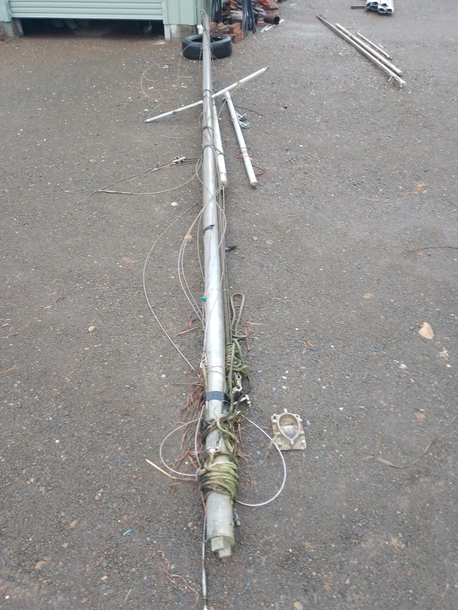 Aluminium Mast (2nd hand) - Vintage Boats and Motors